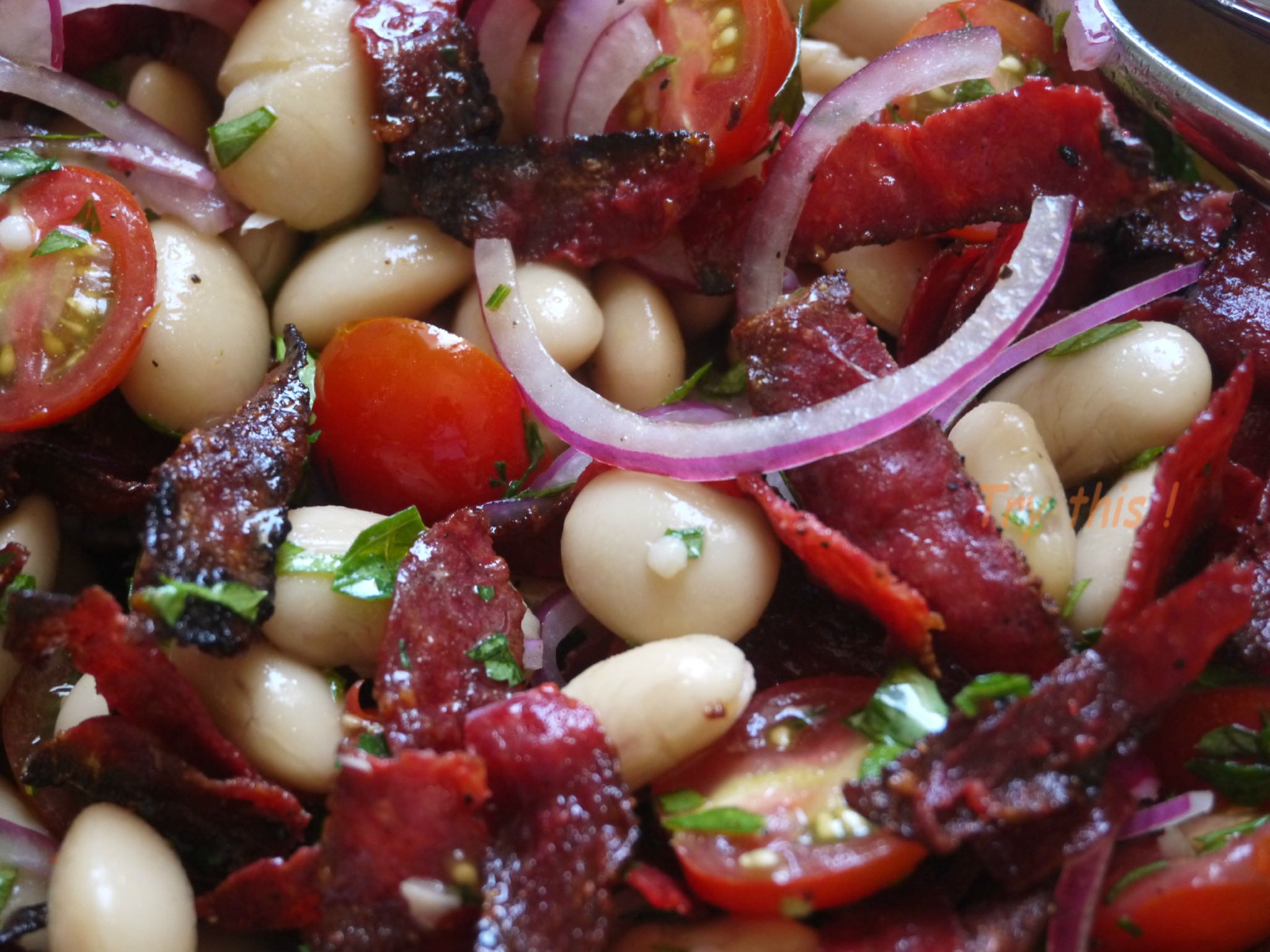 Salade Dharicots Blancs Despagne Au Chorizo Try This