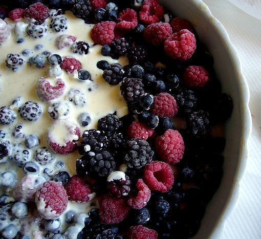 Gratin aux fruits rouges - haustiersos