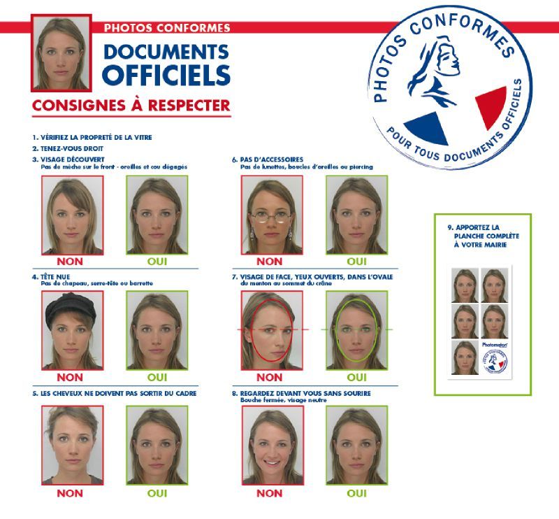 Photos Pour Passeport Consignes Respecter Le Blog Officiel De